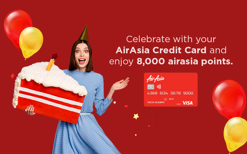 Enjoy 8,000 Bonus airasia points on your Birth Month! (Promo Code ...