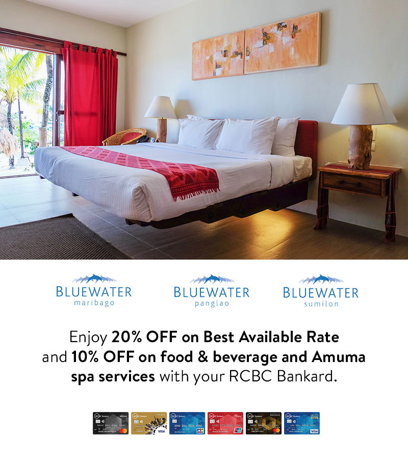20% OFF at Bluewater Resorts – RCBC Credit Card