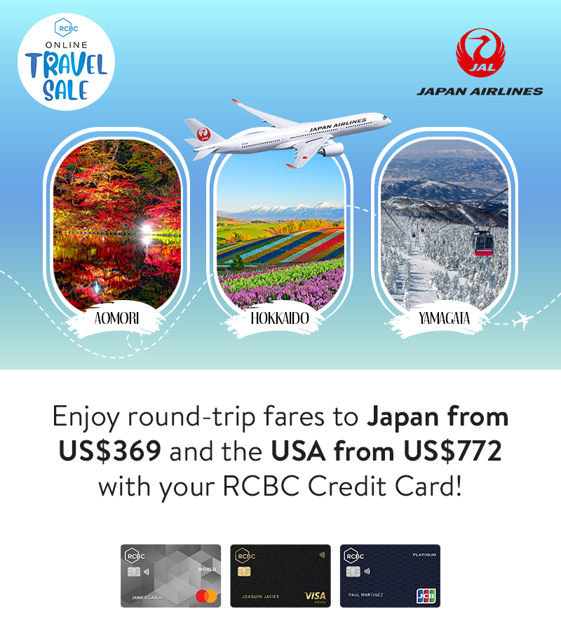 Special Fares at JAL with RCBC Credit Cards | RCBC Credit Cards