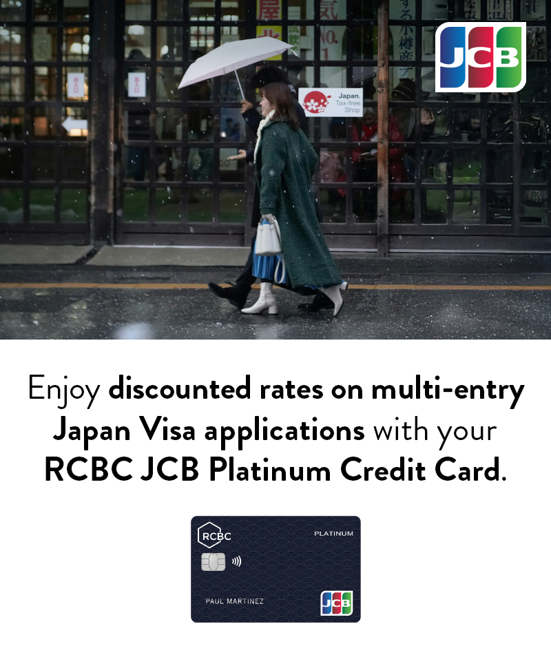 Discounted Rates on Multi-Entry Japan Visa Applications with RCBC JCB ...