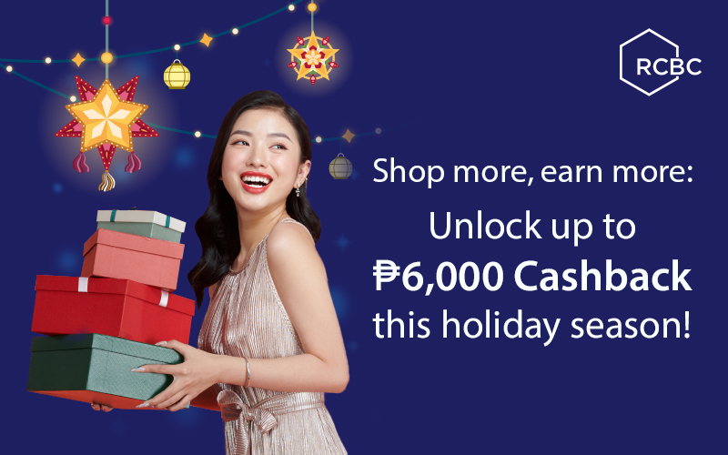 Up to ₱6,000 Cashback with RCBC JCB Credit Card