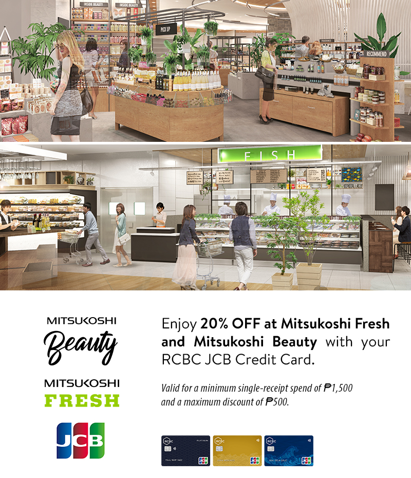 20% OFF at Mitsukoshi Fresh and Beauty