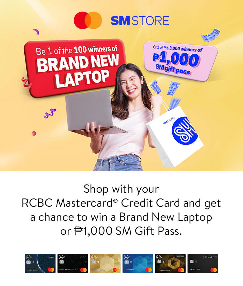 Shop and Win a Brand-New Laptop or ₱1,000 SM Gift Pass at SM Store ...