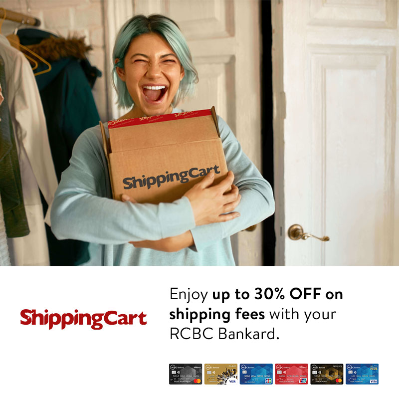 Up to 30% OFF at ShippingCart – RCBC Credit Card