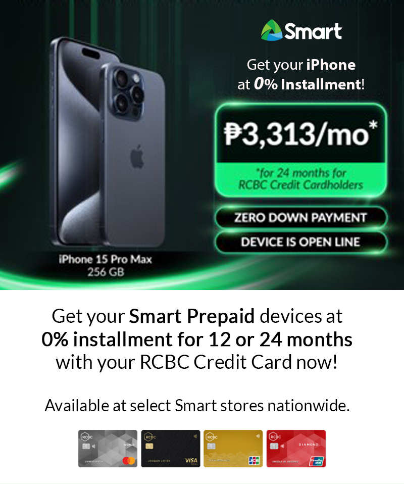 Smart Prepaid at 0% Installment | RCBC Credit Cards