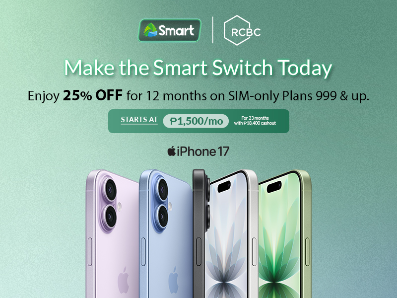 Smart Postpaid Plan Special Offer | RCBC Credit Cards