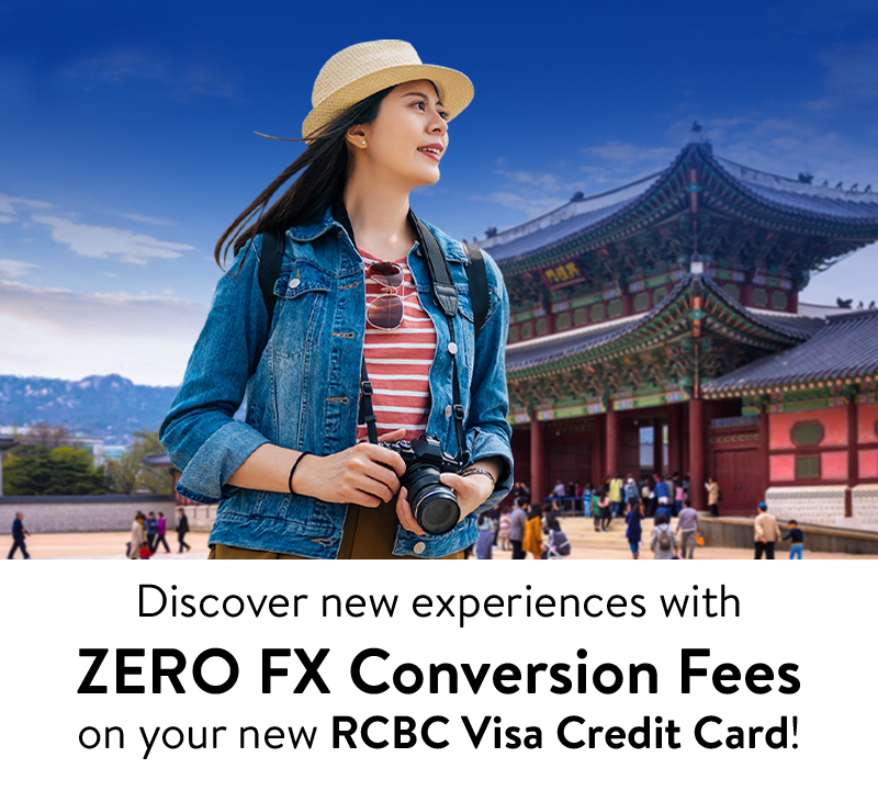 ZERO FX Conversion Fee with your new RCBC Visa Credit Card | RCBC ...