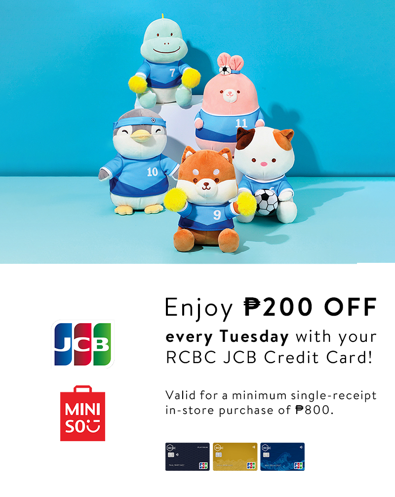 ₱200 OFF at Miniso